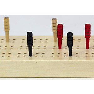 Wood Cribbage Pegs - 180-piece Count - Made in USA