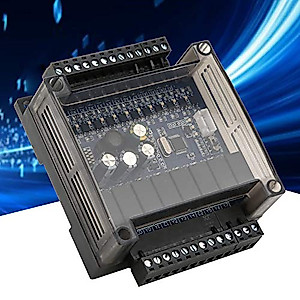 PLC Industrial Control Board, 32-bit CPU FX2N-20MR Programmable Control Board for Household Products for Woman for Office Tool(Bare Board + Shell)