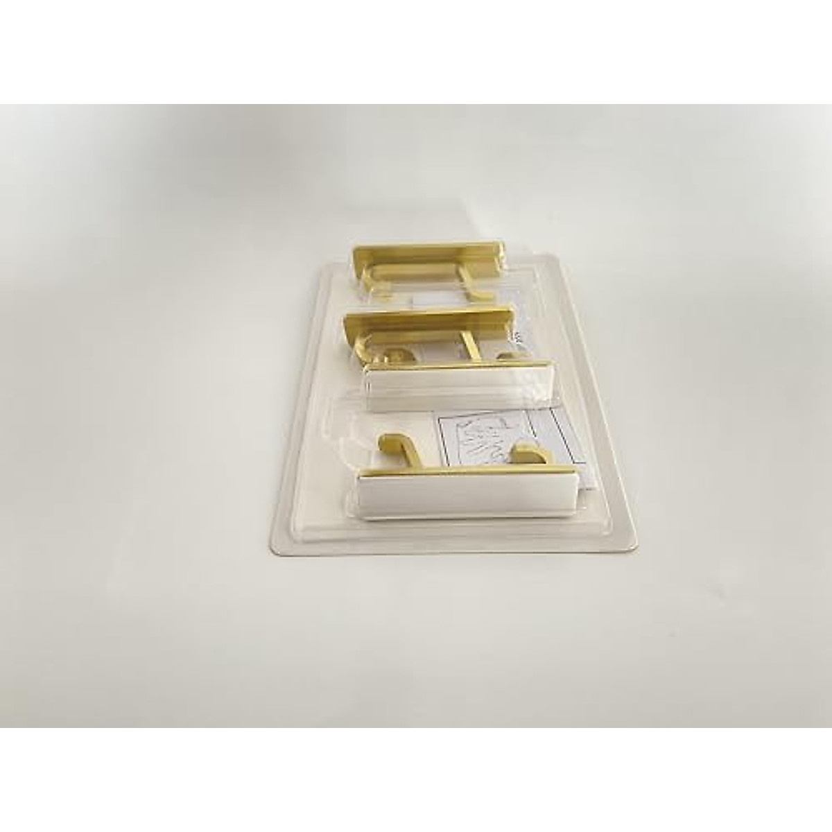 pickpiff Self Adhesive Hooks, Extra Sticky 10LB (Max), Heavy Duty Stainless, Stick On Wall and Door Hooks for Hanging, Bathroom Towel Hooks and Coat Hooks, Robe Hook Wall Mounted, Gold, 4 Pack