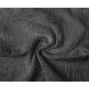 Avalon Towels Cotton Washcloths – (Pack of 24) Size 12x12 Inches Premium Ring Spun Cotton, Super Absorbent Soft Face Towels, Gym Towels, Hotel Spa Quality, Reusable Multipurpose Towels (Grey)