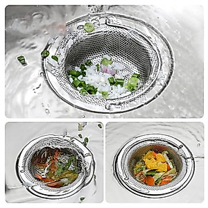 Effective Drain Filter For Kitchen Sink Bathtub Hair Catcher Shower Drain Hole Filter With Handle For Bathoom