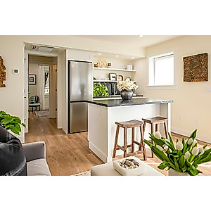 SHARP SJB1255GS Refrigerator with Bottom-Freezer, Counter-Depth, 24 Inch, 11.5 Cubic Foot, Stainless Steel