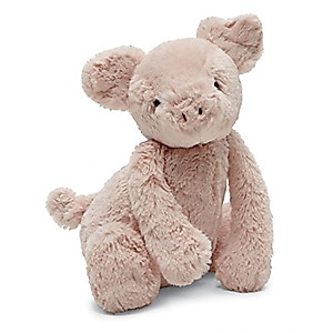 Jellycat Bashful Pig Stuffed Animal Plush, Medium, 12 inches