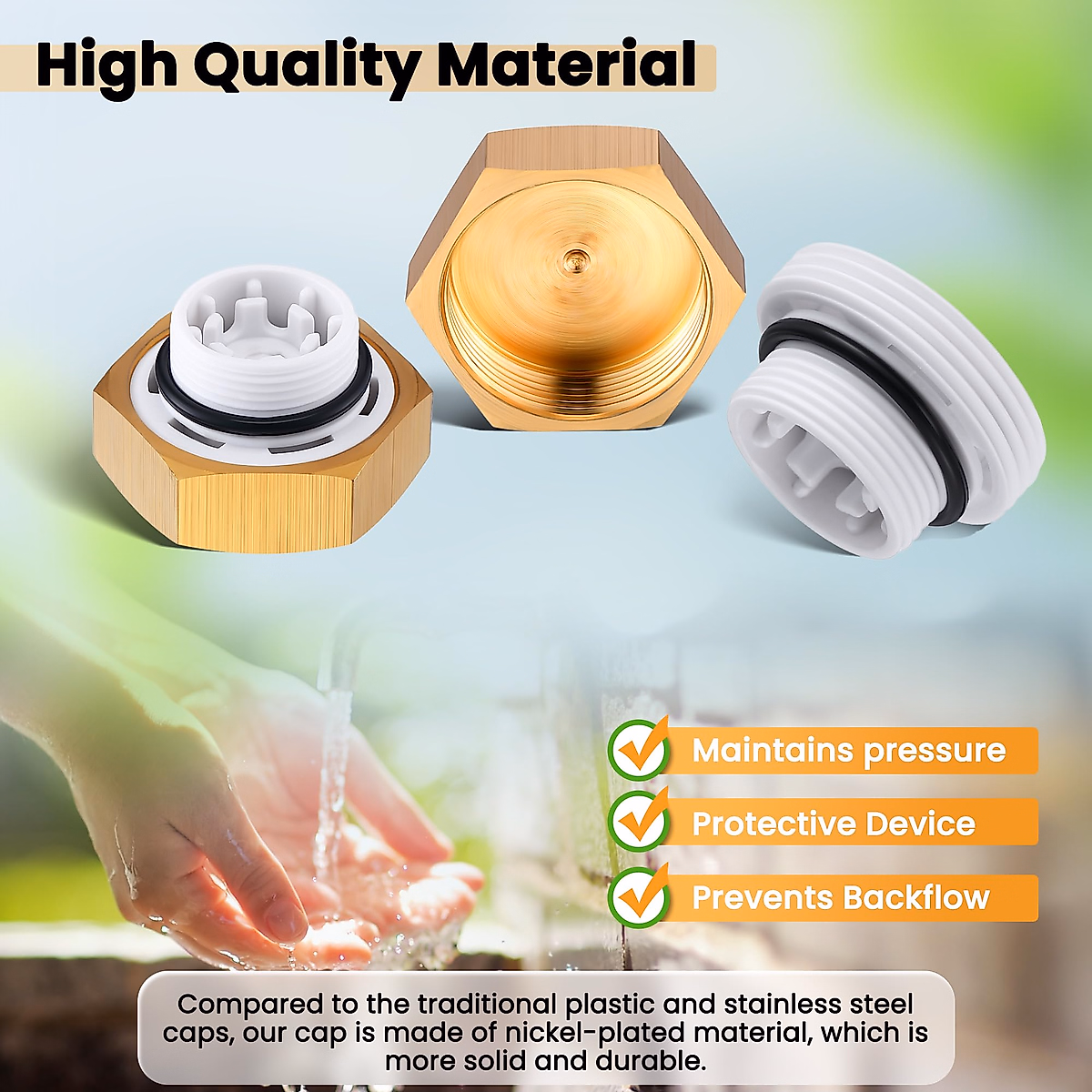 Ceoighe 2 Pack Anti Siphon Valve Repair Kit, Outdoor Frost Free Faucet, Vacuum Breaker Repair Kit Compatible with Legend LEG-108-903 T550 T550A, Frost Free Faucet Repair Kit for Outside Faucet Repair