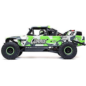 Losi RC Truck 1/10 Hammer Rey U4 4 Wheel Drive Rock Racer Brushless RTR with Smart and AVC - Remote Control Toy Vehicle (RC Cars, RC Truck, RC Crawler, Rock Crawler) (HELIDIRECT) (Green)