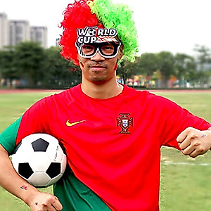 National Flag Tattoo Sticker, BOLOMORO Upgraded Temporary Fake Tattoos Kit for Kids Adults World Football Cup Match Party Parade (Portugal)