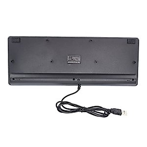Byged Wired Gaming Keyboard, 64 Keys Mini RGB Keyboard 3 Backlights Desktop Notebook Computer Keyboards with Long Service Life, for Desktop Laptop