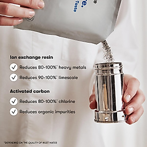 aarke Pure Filter Refill Granules - Reduces Heavy Metals for Clean Water, Eco-Friendly, 8-Week Performance, Filters 31.7 Gallons Per Bag (3 Pack)