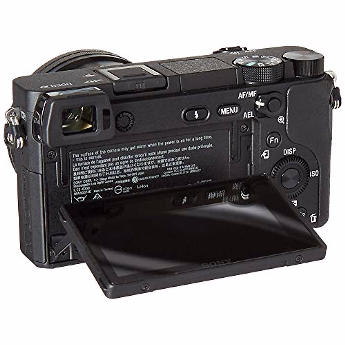 Sony Alpha a6300 Mirrorless Camera Interchangeable Lens Digital Camera with 16-50mm Power Zoom Lens - E Mount Compatible - Black (Renewed)