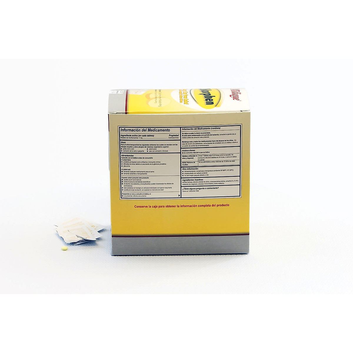 Medique Products 24148 Chlorphen Antihistamine, 250-Packets of 1