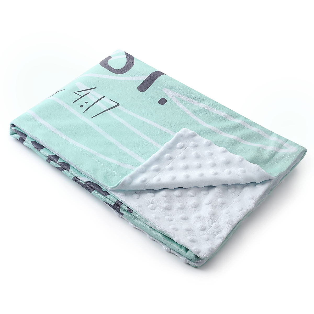 Mr. Pen- Baby Blanket with Bible Verse, 27 X 40 Inch, Unisex, Bible Quote Blanket, Plush Baby Blankets, Soft Baby Blankets, Newborn Blanket, Blanket Baby, Bible Verse Blanket