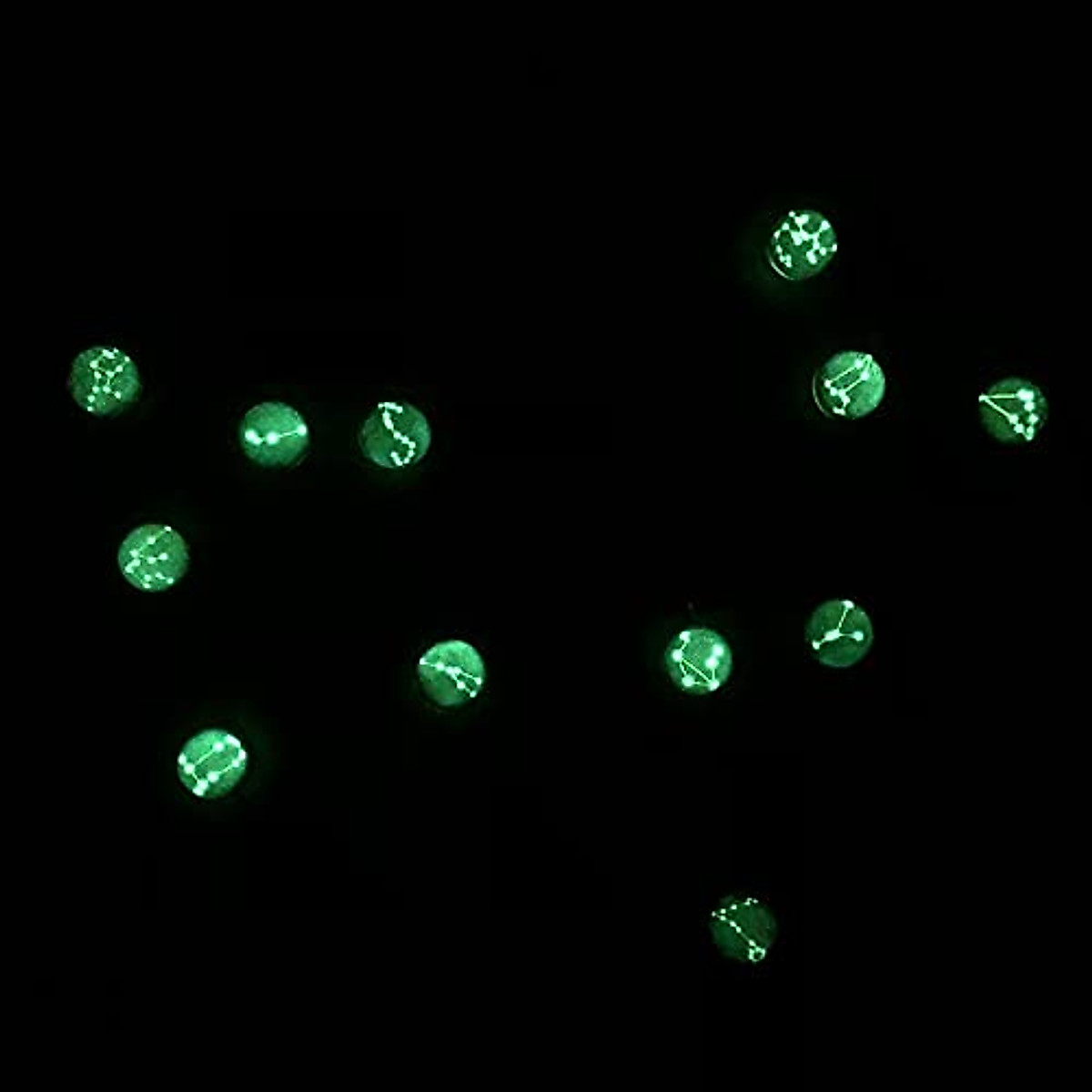 Metal Feather Pendant Bookmarks, Feather Bookmark 3D Noctilucent Pendant Book Marks Book Page Markers 12 Constellation Bookmark Pendant(Leo)