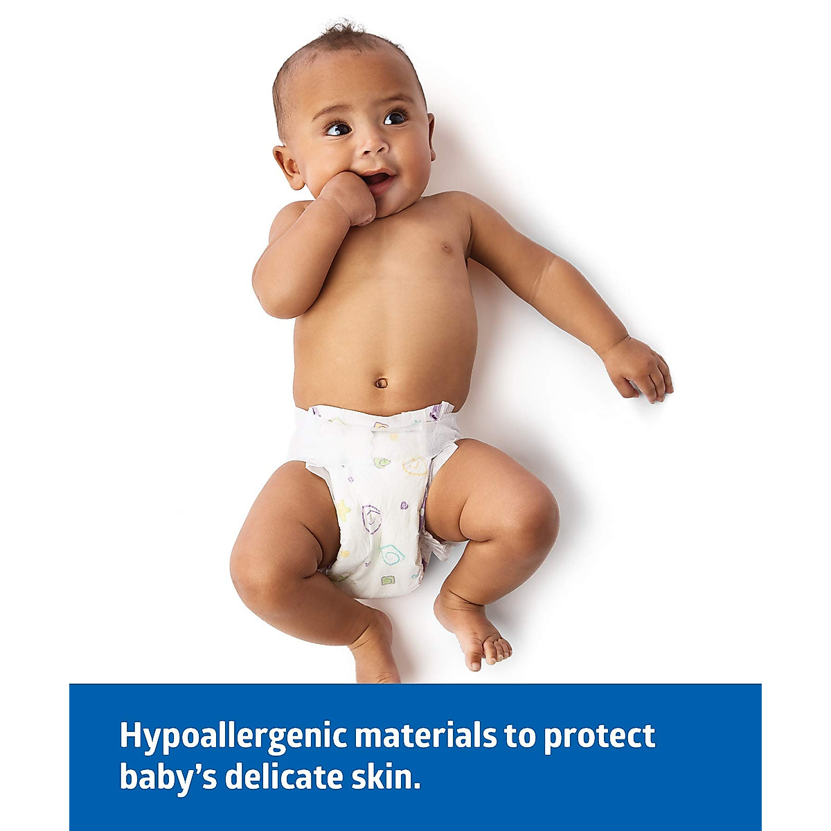 Medline Premium Disposable Baby Diapers, Absorbent & Ultra-Soft for Delicate Skin, Size 1 (8-14 lbs), 200 Count (8 Packs of 25)