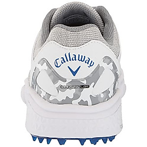 Callaway Men's Coronado v2 SL Golf Shoe, White/Grey, 11