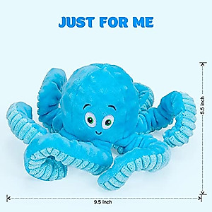Pubialo Squeaky Dog Toys Octopus-Tug of War Dog Plush Toy for Large Breed Interactive Stuffed Dog Chew Toys for Puppies Small and Large Dogs Training and Reduce Boredom