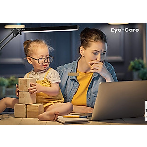 LED Bar Clamp Swing Arm Desk Lamp for Architect Drafting and Computer Light