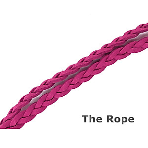 Nanxson Women's Waist Belt Woven Tassels Chain Belt Skinny Belt for Skirt Dress PDW0042 (rose red)