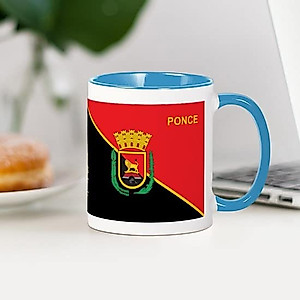 CafePress Ponce Flag Mug Ceramic Coffee Mug, Tea Cup 11 oz