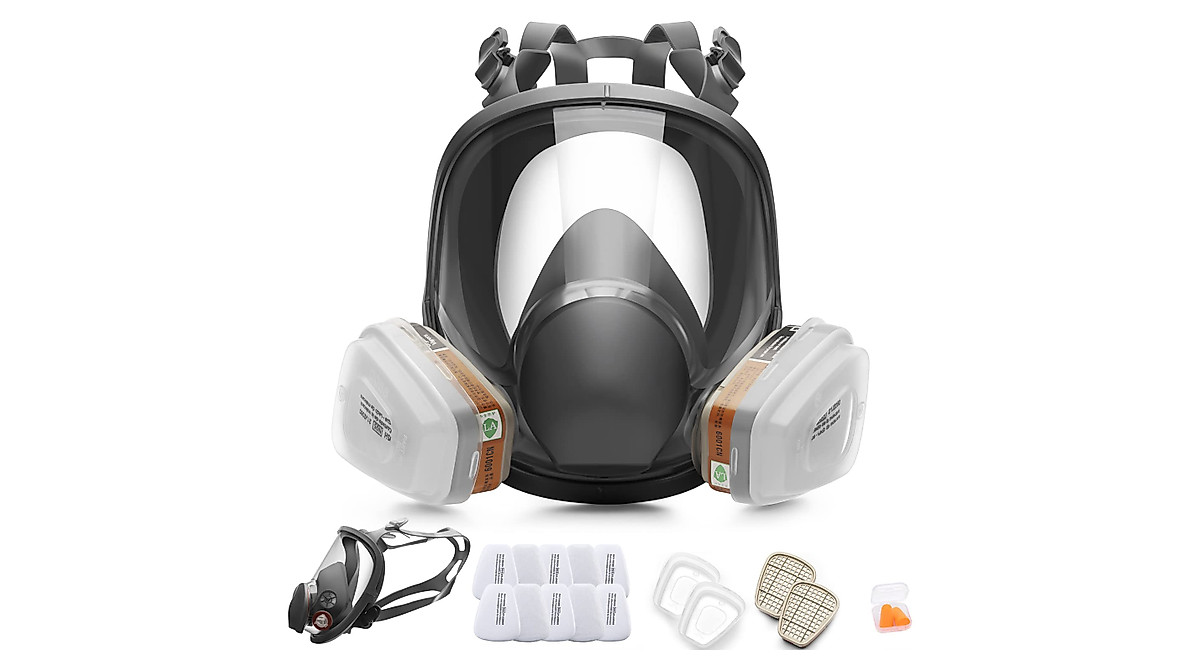 Full Face Respirator Mask - Safety & Comfort for Work