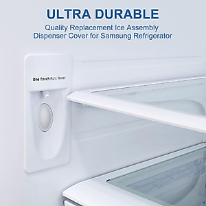 DA97-12942A (OEM) Ice Assym Cover-Dispenser Cover Compatible with Samsung Refrigerator Replaces Part Numbers AP5651849, 3036257, PS5575407 etc