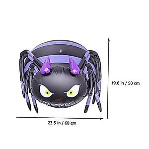 MUSISALY 3pcs Blow Favor Up Plaything PVC Creative Balloon Birthday Giant Spider Halloween Inflate Decorations Outdoor Garden Toys Toy Party Prop Inflatables Yard Home Holiday