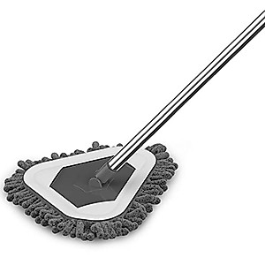 Microfiber Floor Mops for Cleaning with 2 Reusable Washable Pads, 180° Degrees Rotatable Cleaning Spin Mop, Flat Floor Mop Wet Dry Dust Mop for Hardwood Floors Tile Vinyl Wall Hard Surface