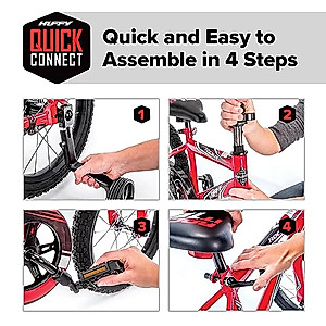 Huffy Axilus 20" Kid's BMX Bike, Beginner Level Rider, Ages 5+ Years Old, 3 Piece Steel Crank, 44/16 Gearing, Rugged and Durable, Strong and Lightweight for Speed and Handling, Matte Silver