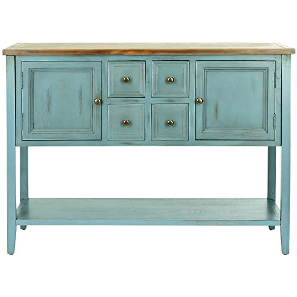 Safavieh American Homes Collection Charlotte Distressed Light Blue Sideboard