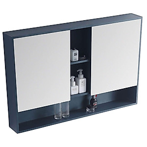 Fine Fixtures Shawbridge Bathroom Medicine Cabinet, Medicine Cabinets for Bathroom, Blue Bathroom Medicine Cabinet Wall Mounted 45" Surface Mount