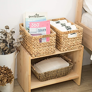 StorageWorks Water Hyacinth Storage Baskets