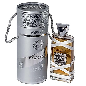 Lattafa Oud Mood Reminiscence for Unisex Eau de Parfum Spray, 3.4 Ounce