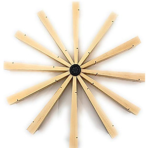 Maximum Velocity Derby Car Kits | Bulk Pack (12) | Pine Block Wedge Shaped Kits Includes Wheels & Axles | Pinewood Car Kits