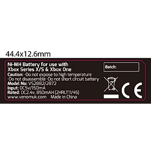 Venom Rechargeable Battery Twin Pack - White (Xbox Series X, Xbox Series S)) (Xbox Series X)