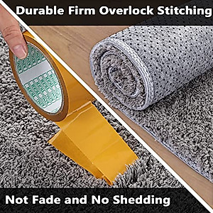 CAROMIO Soft Shaggy Rugs Plush Indoor Modern Faux Fur Area Rugs for Bedroom Luxury Fluffy Carpets Non-Slip Nursery Rugs Shag Rug Home Decor for Living Room Floor Kids Rooms, Light Grey, 4' x 6'