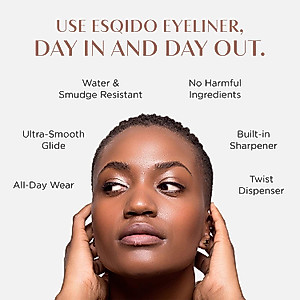 Esqido: Gel Pencil Eyeliner - Water Resistant (Black)