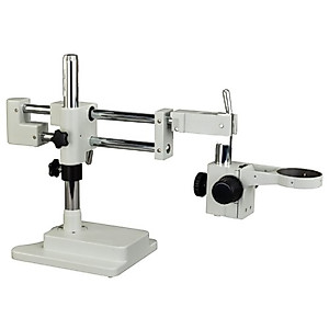 OMAX Dual-bar Boom Stand with Focusing Rack 76mm for Stereo Microscopes A602