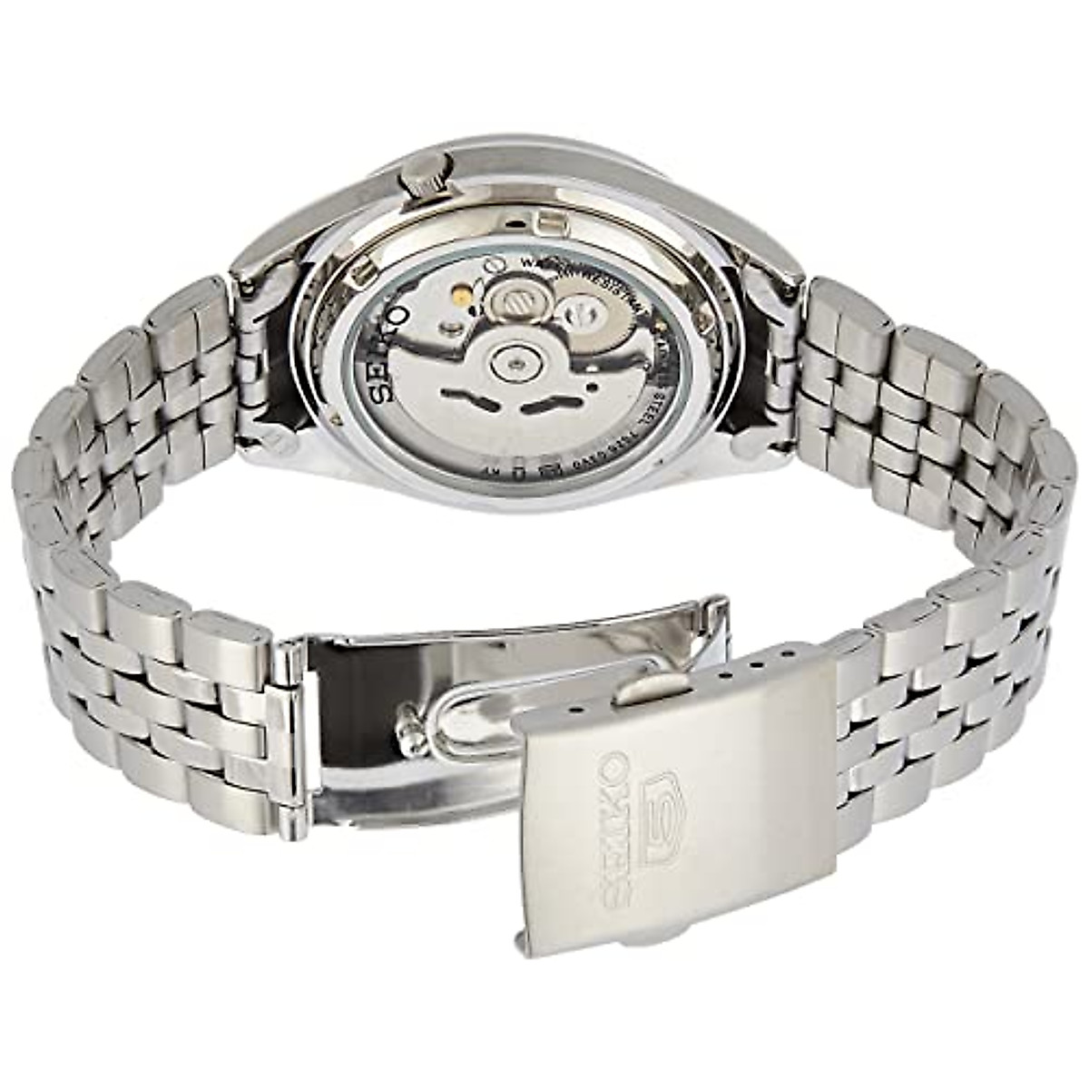 Seiko Men's SNKL15 Stainless Steel Analog with Silver Dial Watch