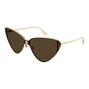 Balenciaga BB0191S Gold/Brown 99/1/145 women Sunglasses