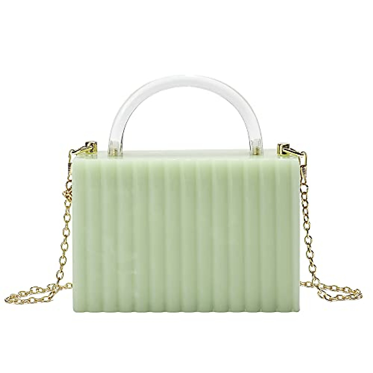 Acrylic Clutch Cute Purses for Women,2 Chains Optional,Women's Evening Handbags for Party Prom Weddings