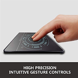 KeyMecher Mano Wired+Wireless Trackpad, Compatible with Windows 10/11, Multi-Gesture Bluetooth Touchpad Mouse for Computer, Laptop, PC, and Notebook