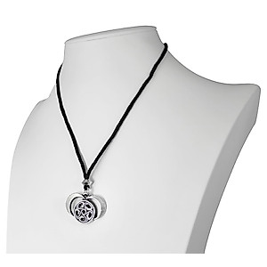 Hecate Triple Moon Jewelry - Wiccan Goddess Pendant Necklace