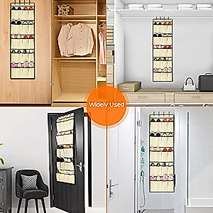 Over the Door Shoes Rack 10-Pair Shoes Organizer 5-Layer Hanging Storage Shelf for Closet Cabinet Slippers Toys