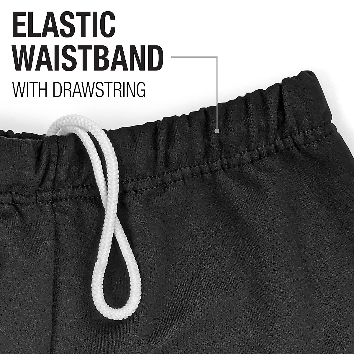 LOGOVISION Emporia State University School Logo Mens Jogger Sweatpants, Black, Large