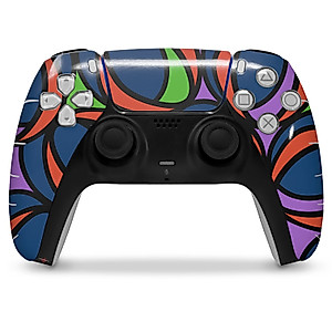 WraptorSkinz Skin Wrap compatible with Sony PS5 DualSense Controller Crazy Dots 02 (CONTROLLER NOT INCLUDED)