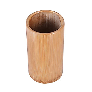 UPKOCH Wooden Bamboo Kitchen Utensil Holder Kitchen Utensil Storage Organizer Caddy For Chopsticks Forks Spoons Knives Tableware