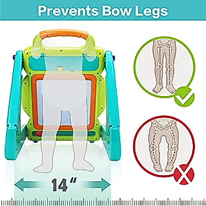 iPlay, iLearn 3 in 1 Baby Walker Sit to Stand Toys, Kids Activity Center, Toddlers Musical Fun Table, Lights and Sounds, Learning, Birthday Gift for 9, 12, 18 Months, 1, 2 Year Old, Infant, Boy, Girl