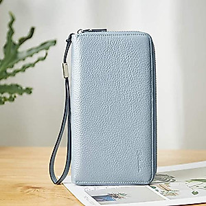 BOSTANTEN Genuine Leather Hobo Handbags bundle Leather Wallets for Women