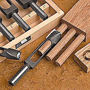 Wood Tenon Dowel Plug Cutter 1-1/8 Inch Tenon Cutter Plug Maker Woodworking Drill Bit