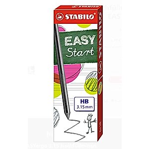 Stabilo Easy Ergo Pencil 3.15mm HB Refills [twin pack] = 12 Leads
