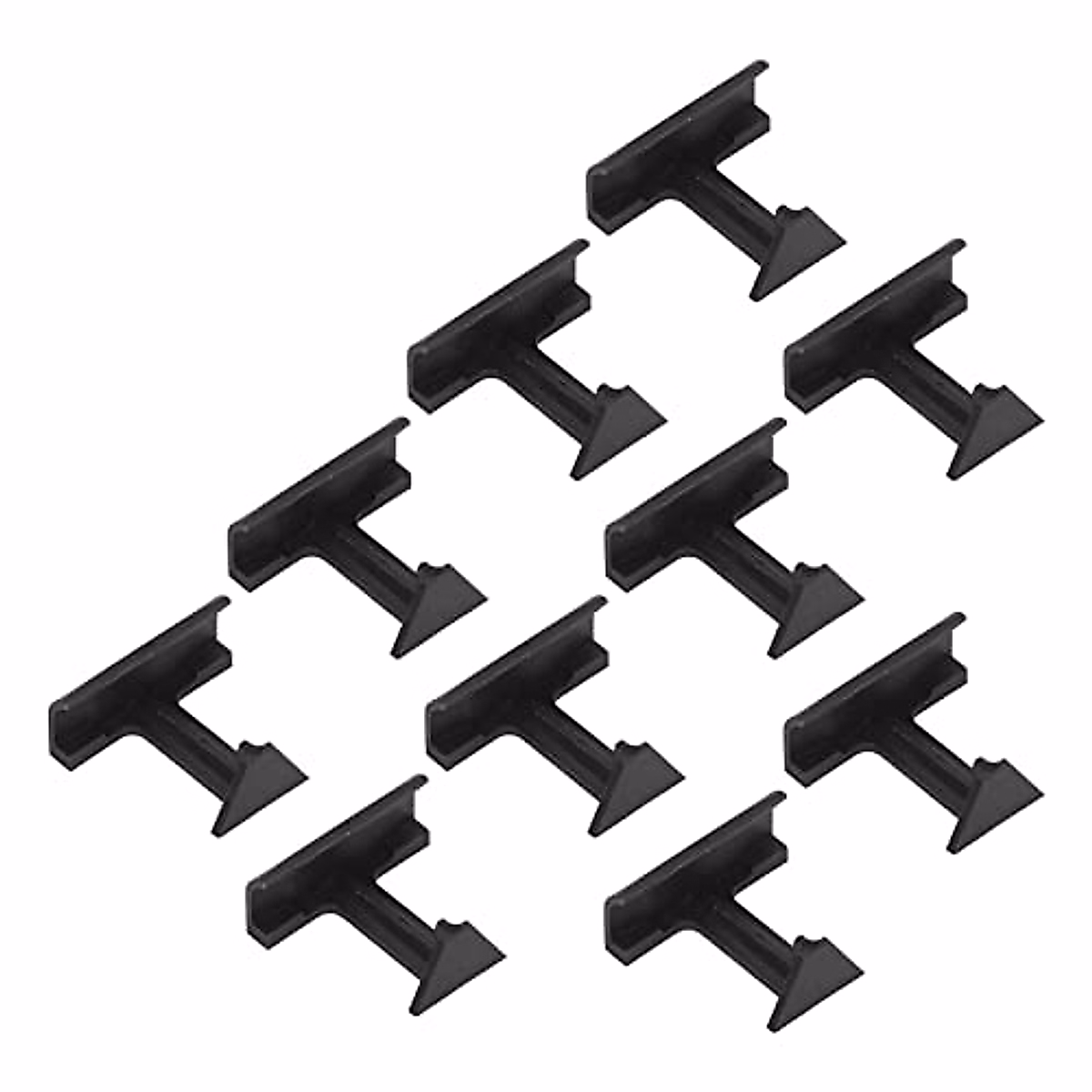 Eujgoov 10PCS PV Panel Water Guide Clamp Photovoltaic Module Water Guide Drainage Clip Mud Remover Solar Panel Along The Drainage (3.5cm)